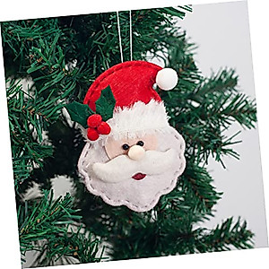 BESPORTBLE 4pcs Home Decoration Home Decorations Christmas Decor Felt Snowman Ornament Christmas Felt Ornaments Snowman Tree Ornaments Pendant Ornament Christmas Ornaments Hanging Ornament