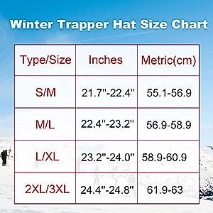 Winter Trapper Hat for Men Women Russian Fur Winter Ushanka Hat Men Aviator Bomber Hat with 100% Rabbit Fur Mens Trapper Hat Brown