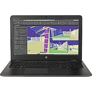 HP Mobile Workstation ZBook 15U G3 15.6in FHD Laptop, Core i7-6600U 2.6GHz, 16GB RAM, 512GB Solid State Drive, Windows 10 Pro 64bit, CAM (Renewed)