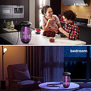 Pest Sniper Bug Zapper Indoor Outdoor, Electronic Mosquito Zapper Fly Zapper,Works for Mosquitoes, Gnats, Aedes, Midges, Moths, Fruit Flies, Wasps and Other Flying Insects