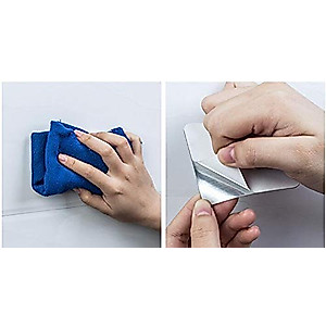 Easyinsmile Trash Bag Holder Portable Hanging Organizer Trash Rack 2pcs/Pack (Stainless Steel 3)