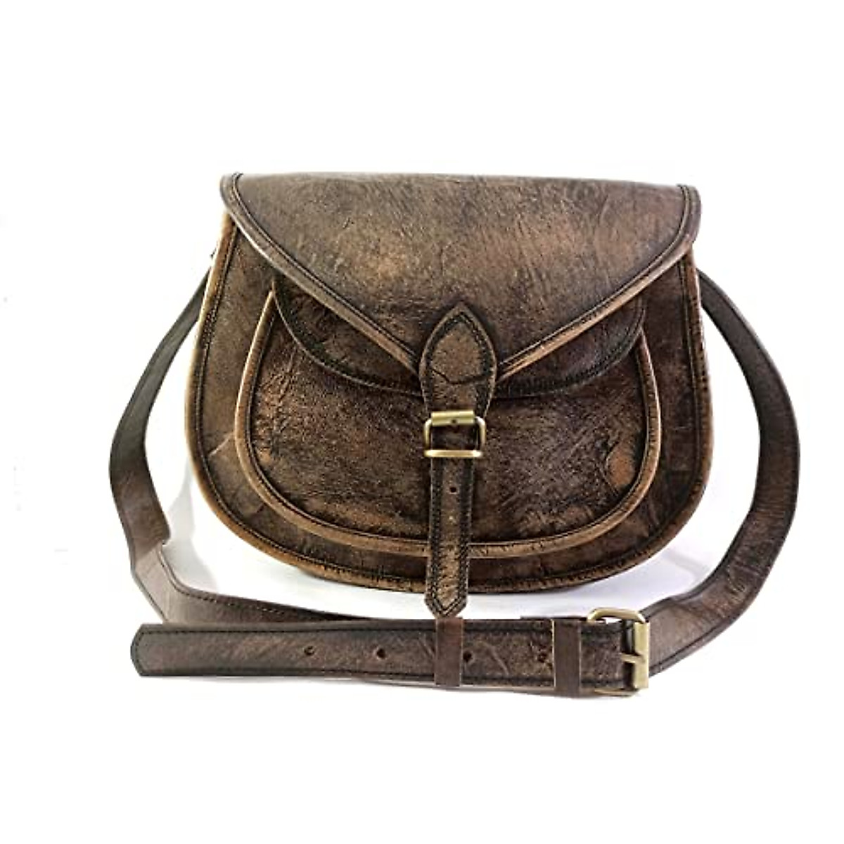 THE CHARMIKA: 13-Inch Women's Handbag - Full Grain Leather Crossbody Tote for Travel and Everyday Use