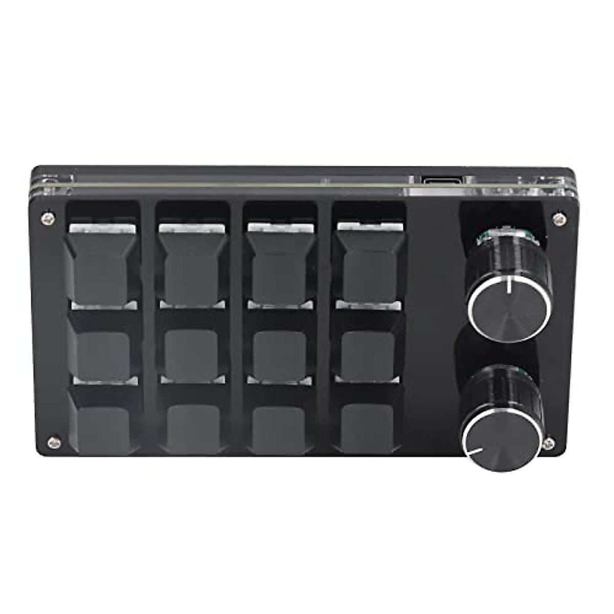 Hosi OSU Gaming Keyboard, Extended Application Mechanical Gaming Keyboard 12 Keys Small DIY Portable Desktop Programmable for Game