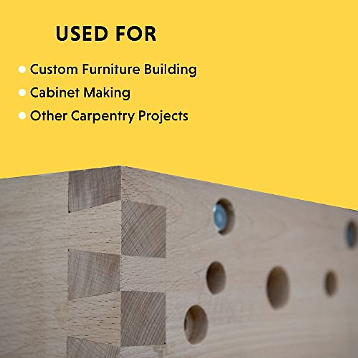 General Tools Woodworking Dovetail Jig - 12" Template Kit for Furniture & Wood Cabinet Making,Gold