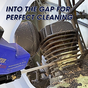 Le Lematec AS118 Blue Sandblaster and Sandblaster Long Nozzle Attachment Bundle