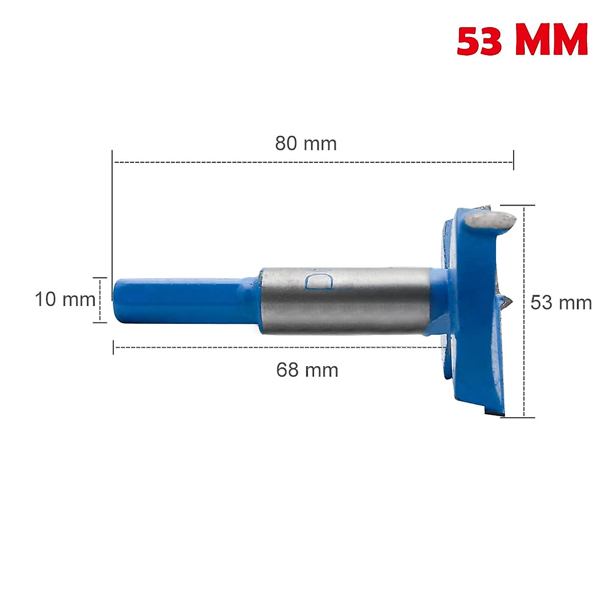 SagaSave 53mm Forstner Drill Bits Hole Saw,Tungsten Carbide Wood Cutter Auger Opener for Wood Woodworking Hinge Hole Drilling Boring Bit Cutter 1PCS