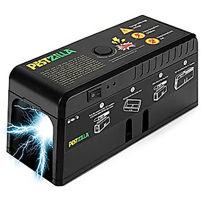 Pestzilla Rat Zapper – Rechargeable Electric Mouse Trap – Effective & Humane Mouse Traps Indoor for Home – Safe & Clean Rat Trap, No Touch & No Clean (1 Pack)