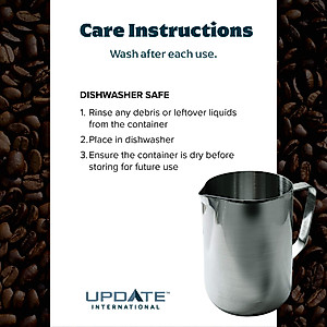 20 Oz Stainless Steel Frothing Pitcher, Silver, EP-20