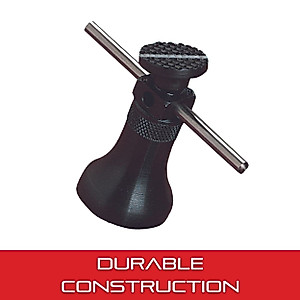 Starrett 190A Little Giant Jack Screw Stand, Low Profile Mount, Stabilizer - Jack Only Without Attachments - 2-1/4-3-3/8 Inch (57-85mm) Range, 1-1/4 Inch (32mm) Base Diameter