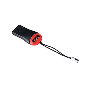 Asukohu card Reader USB 2.0 Micro HC- Flash Memory Card Reader Mini Adapter Reader with Lanyard For Laptop