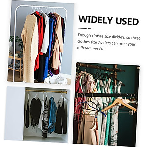 Parliky Dividers for Clothes Wardrobe 10pcs Size Dividers Practical Clothes Organizers