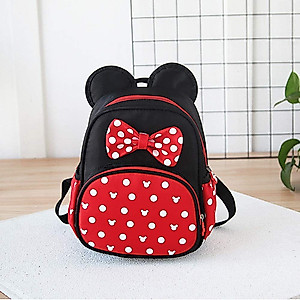 Voikukka Cute Kids Backpack for Girls Toddler Backpacks Little Girl Kindergarten School Backpack Kid Preschool Backpack Small Childrens Bookbag Mini Mouse Gift Travel Backpack