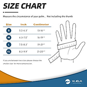 Vlela Arthritis Gloves Full Finger Copper Compression Gloves For Carpal Tunnel, Hand Pain,Fit for Men Women