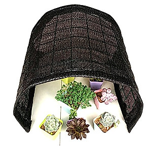 Marooma 6Pcs Greenhouse Hoops, 18.9 H x 18.9 W Plant Support Garden Stakes, Rust-Free Grow Tunnel 4ft Long Steel with Plastic Coated Support Hoops Frame for Garden Fabric, Garden Netting