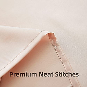 Superlake Ultrsoft Satin Pillowcase for Hair and Skin, Set of 2pc 20x30 Inches Pink Silk Queen Pillow Case, Envelope Closure Pillow Covers Gift for Women and Men (Queen, Pink)