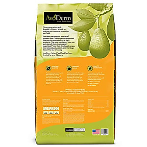 AvoDerm Natural Dry Dog Food, For Skin & Coat, Chicken & Rice Formula, 30 pounds