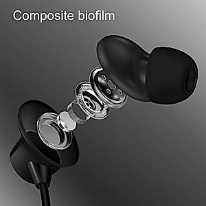 Bluetooth Earphones & Headphones,G03S Stereo Headphone Neckband in-Ear ABS Magnetic Bluetooth 5.0 Earphone Compatible with iPhone Android