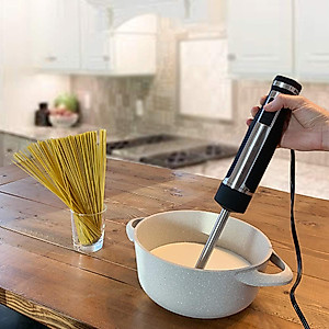 K-Tec Kitchenetics - Immersion Hand Blender - Blender, Mixer and Food Processor - 3 in 1 Kitchen All Purpose Tool - Stainless Steel Detachable Blending Shaft, Multicolor, one size