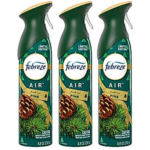 Febreze Air - Air Freshener Spray - Limited Edition - Winter Collection - Fresh-Cut Pine - Net Wt. 8.8 OZ (250 g) Per Bottle - Pack of 3 Bottles