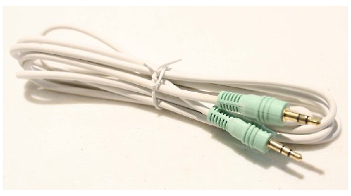 6 Foot 3.5mm Stereo Male to Male PC Audio Cable | High-Quality Gold Tips