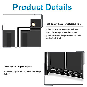 Bee Elf A1398 Laptop Battery A1494 A1618 for MacBook Pro 11.2 11.3 11.4 11.5 Battery Replacement for MacBook Pro 15 Inch Retina A1398 (Late 2013, Mid 2014, Early 2015), Laptop Battery 8700mAh