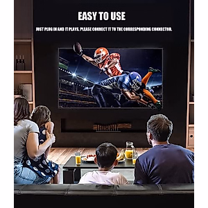 Eanetf HDMI Splitter for Dual Monitors, HDMI Splitter 1 in 2 Out,1080P Male to Dual HDMI Female 1 to 2 Channels HDMI Splitter Adapter for HDMI HD, LED, LCD, TV,Two The Same TVs at The Same Time
