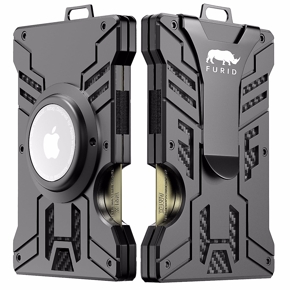 furid Apple Airtag Wallet Men: Air Tag Wallet, Airtag Wallet Men, Wallet with Airtag Holder