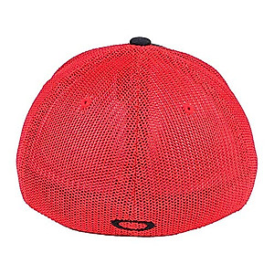 Oakley Indy Stretch-Fitted Cap Black/Red