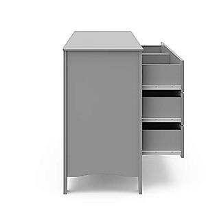 Graco Noah 6 Dresser, 6 Drawer, Pebble Gray