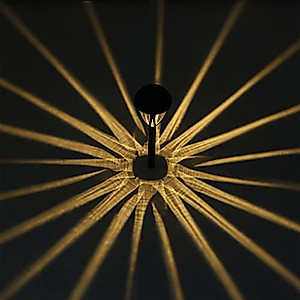 Dynaming 12 Pack Outdoor Solar Pathway Lights, Solar Powered Garden Decorative Lights, Auto On/Off & Waterproof Landscape Lighting for Lawn Patio Yard Walkway Deck Driveway, Warm White