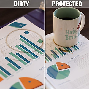 Samsill Sheet Protectors, 8.5x11 Inch Page Protectors for 3 Ring Binder, Heavy Duty, Non-Glare Protector, Letter Size, Top Loading, Acid Free, 200 Pack