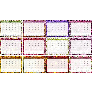 2024 Monthly Desktop/Wall Calendar/Planner - Habit Tracker - Daily, Weekly & Monthly Goal Motivational Habit Tracking Journal Inspirational - (Edition #023)