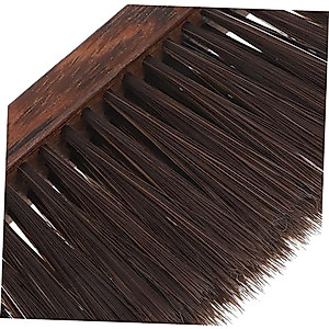 GOOHOCHY 2pcs Brown Bathroom Cleaning Tools Car Cleaning Hand Broom Brush Clothes Brush