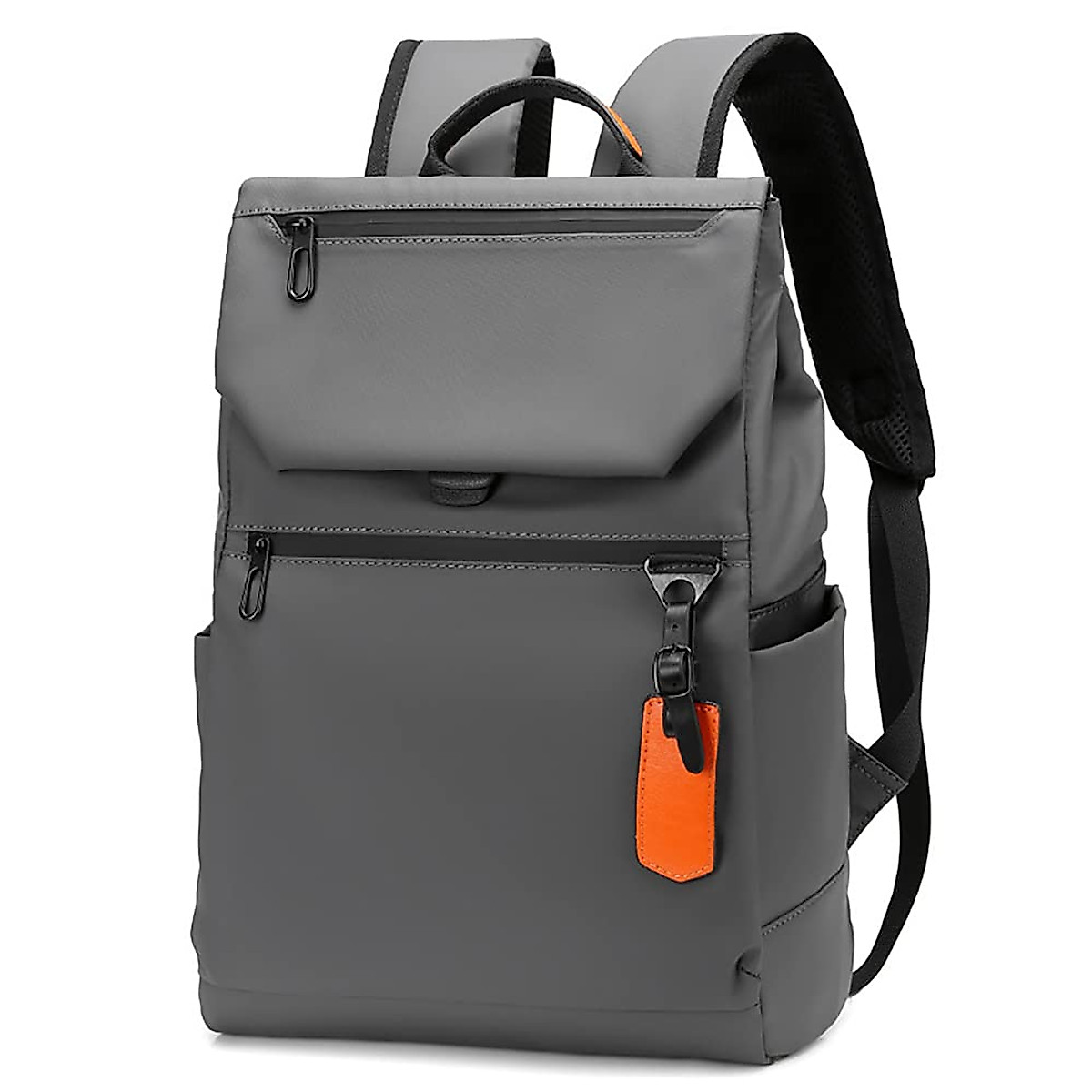 Aipool Men’s and Women’s Grey Casual Daypack Backpacks with Laptop Compartment Computer Backpack for Work School Bookbag
