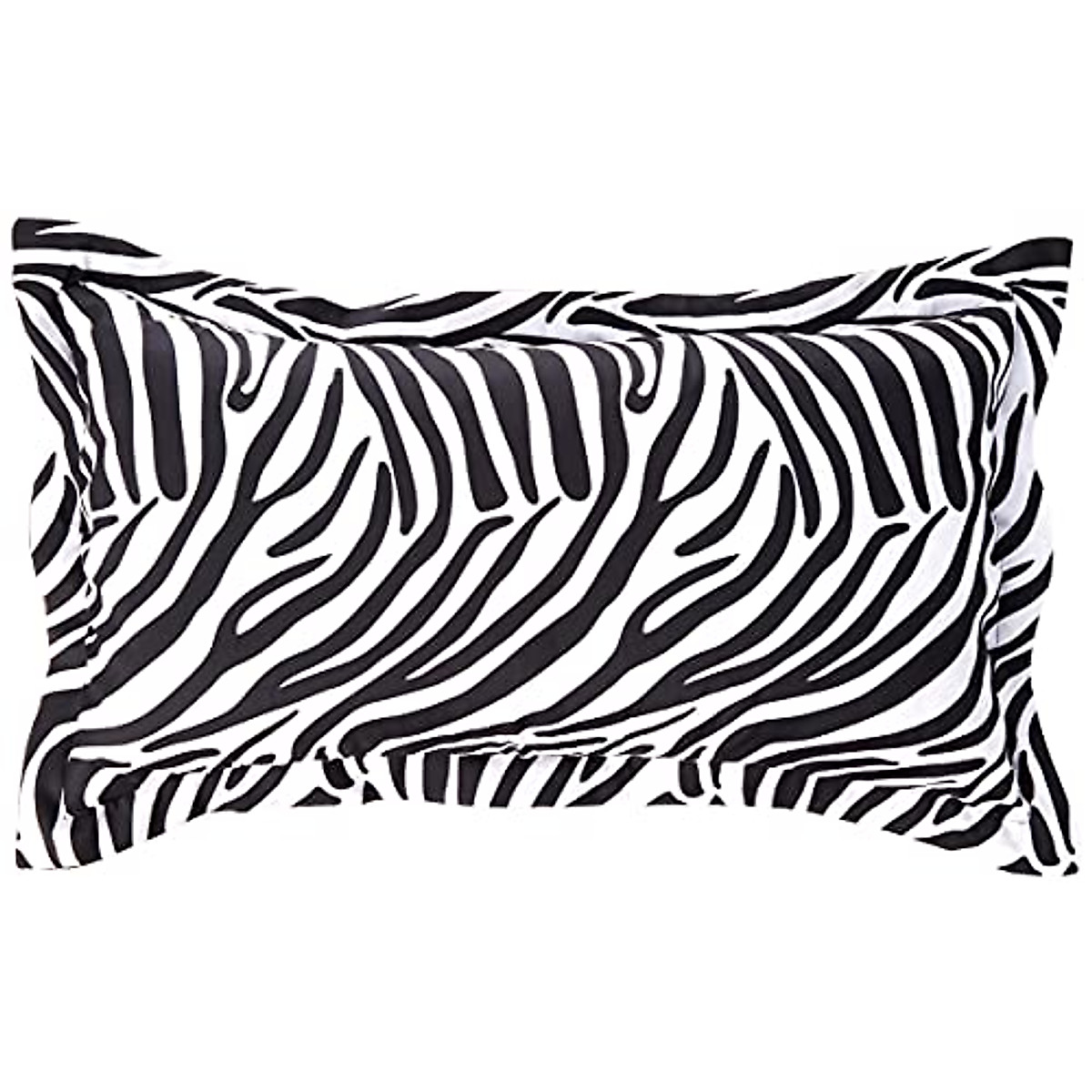 Blue Ridge Home Fashions Zebra Reversible 3 Piece Duvet Cover Set with Zebra Pillow Shams Brushed Microfiber-Soft Touch-Easy Care-Button Closure