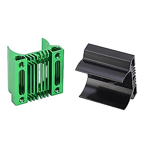 2pcs RC Motor Heatsink Aluminum Alloy RC Electric Motor Heat Sink with Efficient Cooling Improved Performance for RC Car Truck