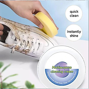 znvwki Mallify Shoe Cleaner, Mallify Cleaner, Mallify Shoe Cleaner, Mallify Multifunction Cleaning and Stain, Multipurpose Cleaning Cream -1pcs