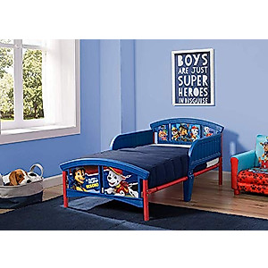 Delta Children Plastic Toddler Bed, Nick Jr. PAW Patrol with Twinkle Stars Crib & Toddler Mattress