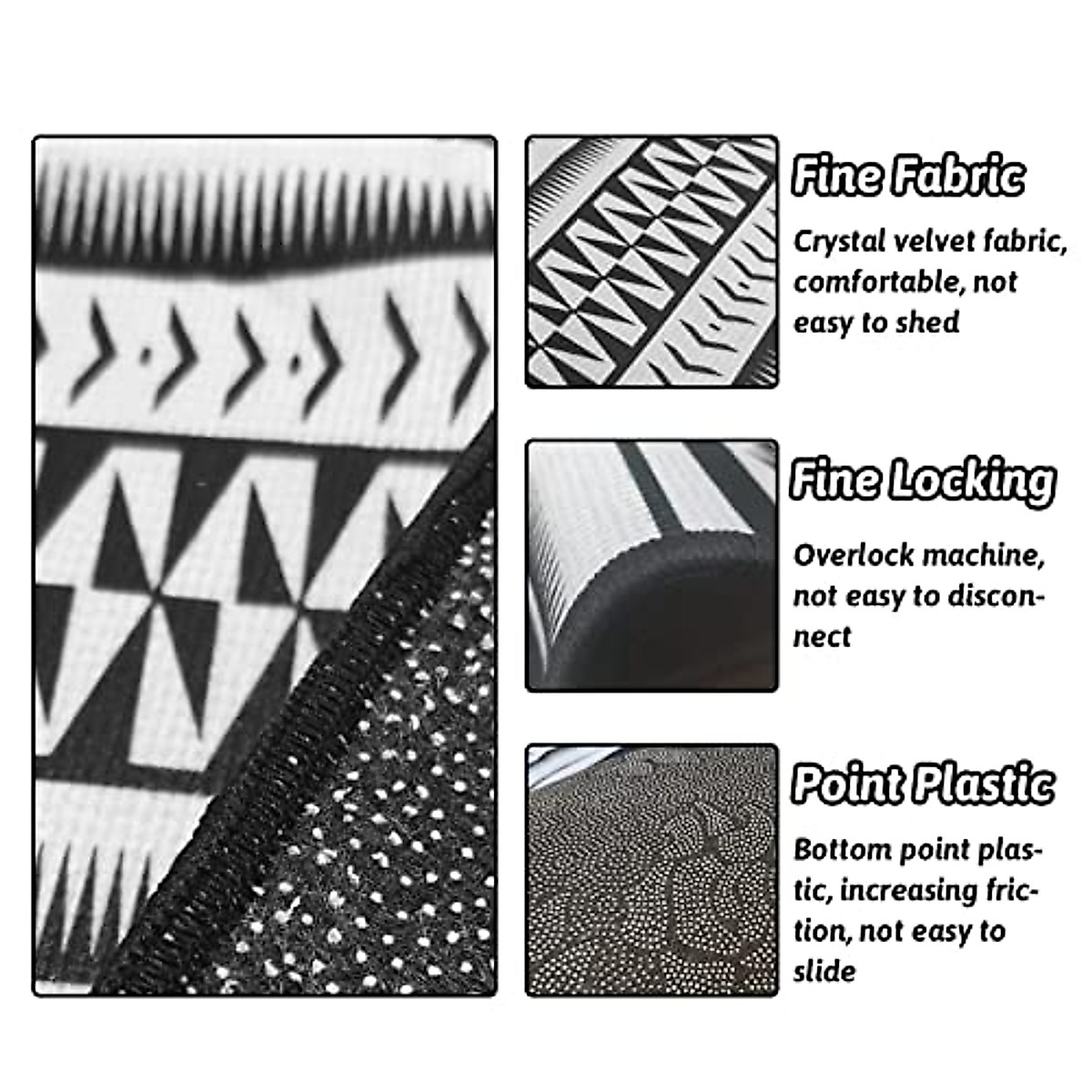 BNOSDM 78.7 in Rabbit Cage Liners Washable Reusable Bunny Bedding Pets Dog Whelping Pads with Anti Slip Bottom Pad Rug for Dogs Punnies Chinchillas Cats Guinea Pigs Ferrets