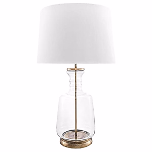 nuLOOM RJT01AA Eagan 24" Glass Table Lamp, Height, Gold