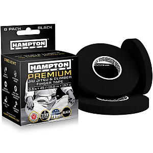 (8 Pack) Pro Finger Tape For Bjj, Bouldering, Crossfit | Ultimate Protection & Fast Recovery | Extreme Quality, No-Fray Climbing Tape | Extended Wear, Super Strong Adhesive | Bjj Tape For Hands