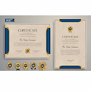 50 DUGUTUL Sheets Vintage Fancy Stationery Paper 8.5 X 11 Inch, Double Sided, 100 gsm, Antique Design Printer Paper for Vintage invites and Letters, Resumes, Awards, Diplomas (A)