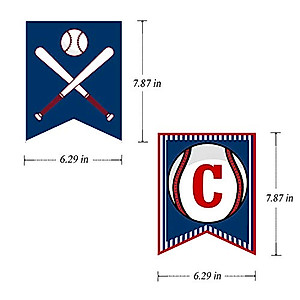 Baseball CONCESSIONS Birthday Banner, Baby Shower Sports Themed Pennant Decoration