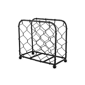 GoCraft Chicken Wire Napkin Holder | Rustic Farmhouse Napkin holder for Kitchen (Black Finish)
