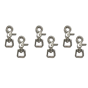 Derby Originals Premium Steel ⅝” Square Trigger Scissor Snaps - Available in Lots of 6 - Ideal for Use in the Barn, Pasture, Home, or Garage