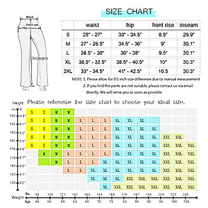 HISKYWIN Inner Pocket Yoga Pants 4 Way Stretch Tummy Control Workout Running Pants, Long Bootleg Flare Pants HF2 Black-XL