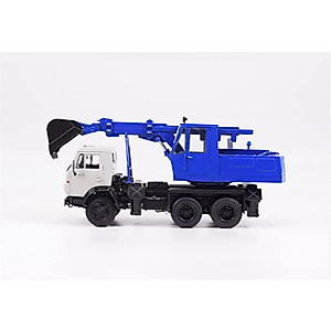 for MODIMIO Russia for Kamaz EO-3532(5511) Excavator 1/43 ABS Truck Pre-Built Model