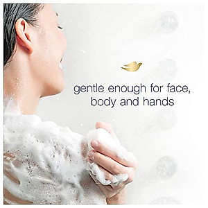 Dove Bath Bars, Sensitive Skin, Unscented, 4 Ounce (Pack of 6) (Packaging may vary)