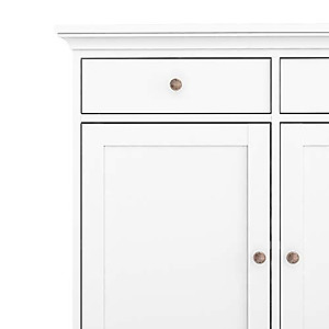 Tvilum Sonoma Sideboard with 3 Doors and 3 Drawers, White