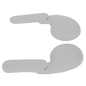 Replacement VR Silicone Earmuffs, Durable Silicone Earmuffs for Quest 2(Grey)